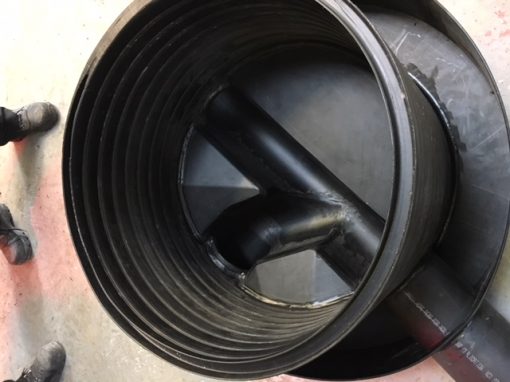 Benched Manholes - Cygnet Fabrications Prefabricated to requirements.